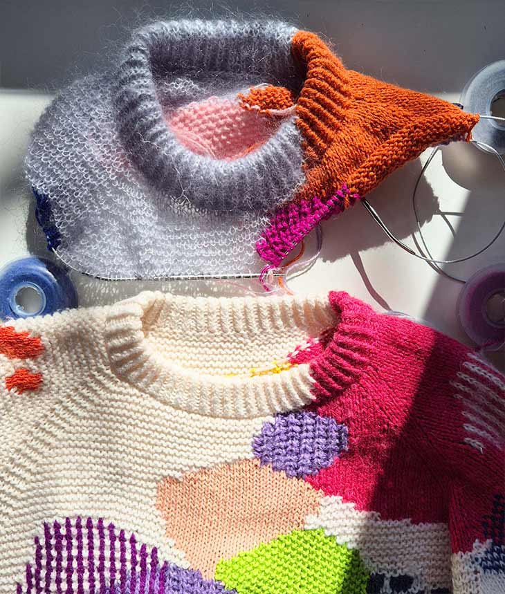 Rainbow Puddles Adult by Larissa Kondina – Mekoome knitted patterns