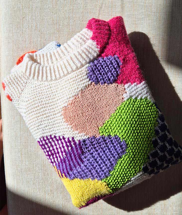 Rainbow Puddles Adult by Larissa Kondina – Mekoome knitted patterns